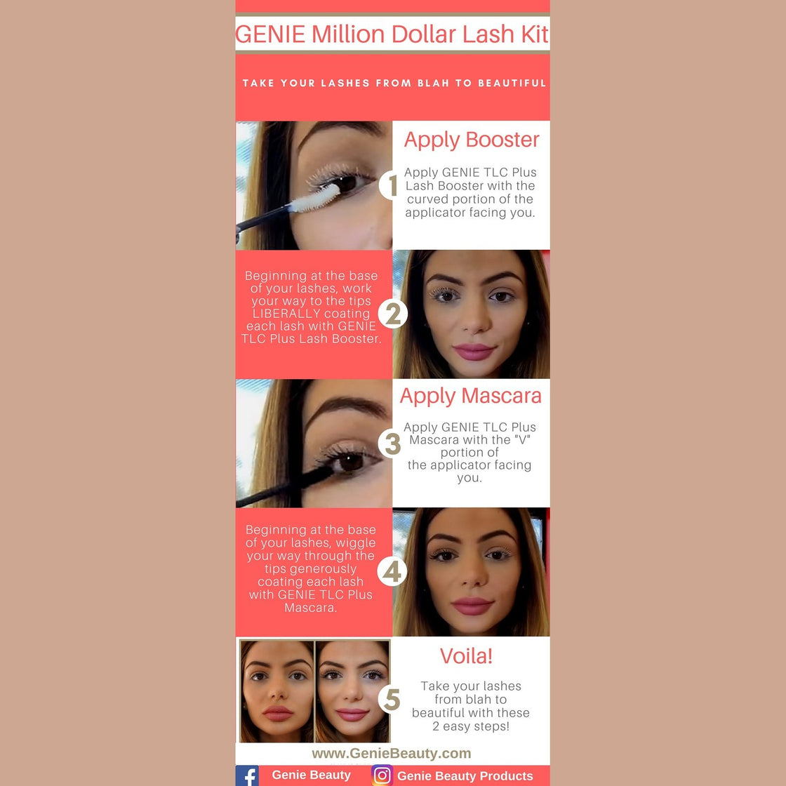 Million Dollar Lash Booster – Genie Beauty Products